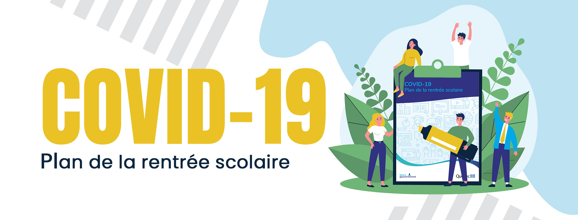 Covid-19 | Plan de la rentrée scolaire - Syndicat de Champlain