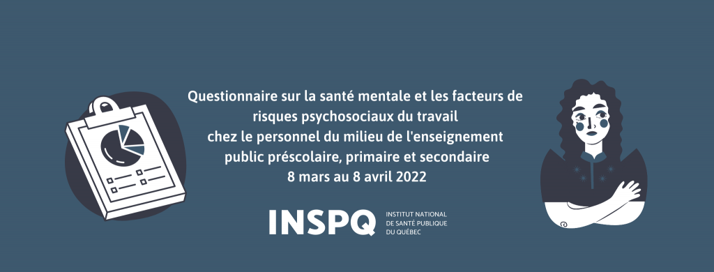 INSPQ: Questionnaire sur la santé mentale chez le personnel du ...