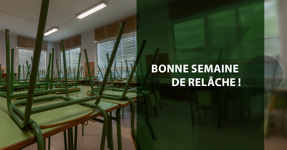 Bonne relâche scolaire 2024 - Syndicat de Champlain