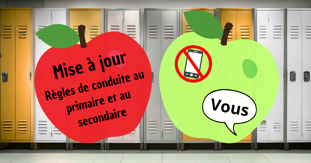 règles de conduite au primaire et au secondaire fb - Syndicat de Champlain